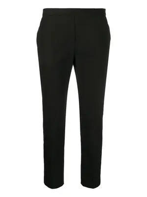 Theory Cropped Tailored Trousers - Black