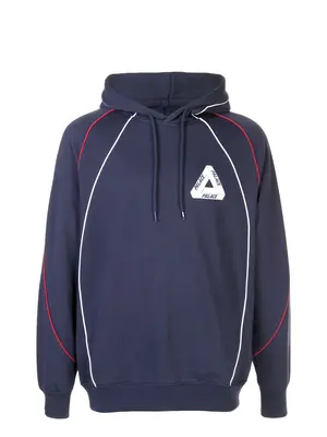 PALACE Sidewinder Logo-print Hoodie - Blue
