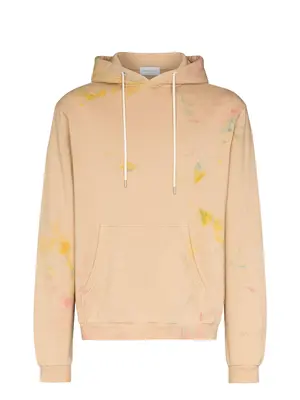 John Elliott John Elliott Tie-Dye Print Hoodie Neutrals