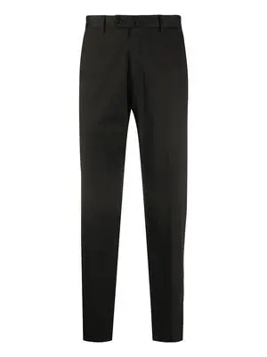 PT TORINO Graven Feather-detail Trousers - Black