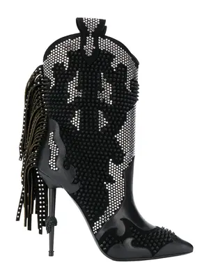 PHILIPP PLEIN Embellished Cowboy Boots