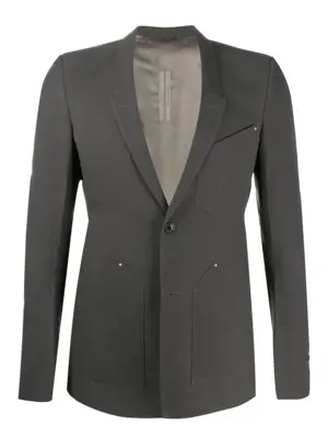 RICK OWENS Rick Owens Geometric Pocket Blazer