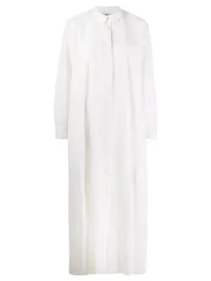 Maison Rabih Kayrouz Chest Pocket Shirt Dress - White
