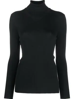 TOM FORD High Neck Fitted Jumper - Black
