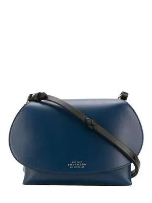 Smythson Pillow Crossbody Bag - Blue