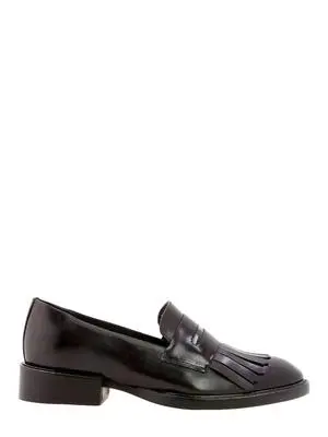 STUDIO CHOFAKIAN Moma Leather Loafers - Black