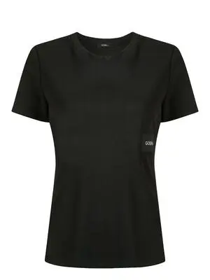 Goen.j Logo Patch T-shirt - Black