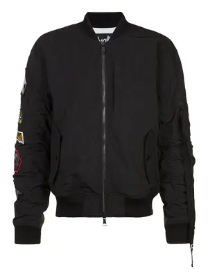HACULLA. Pray For Revolution Bomber Jacket - Black