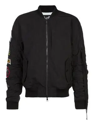 HACULLA. Pray For Revolution Bomber Jacket - Black