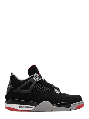 JORDAN Air 4 Retro Bred 2019 Sneakers - Black