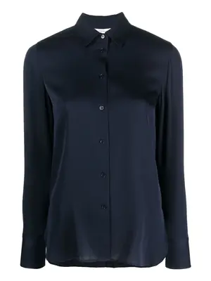 Vince Classic Collar Shirt - Blue