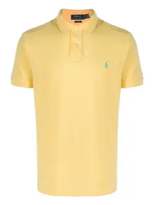 Polo Ralph Lauren Embroidered Logo Polo Shirt Yellow
