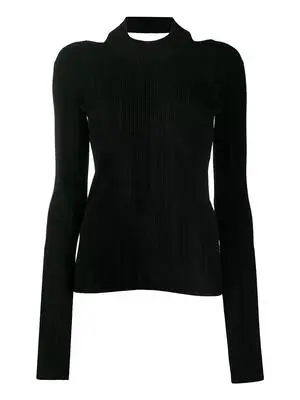 Helmut Lang Open Back Jumper - Black