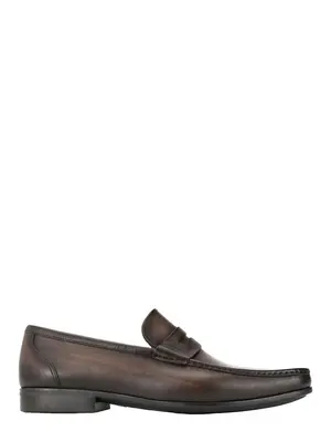 Magnanni Leather Loafers - Brown