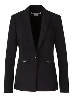 Veronica Beard Zip Pocket Blazer - Black