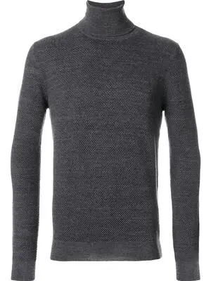 ZANONE Roll Neck Sweatshirt - Grey