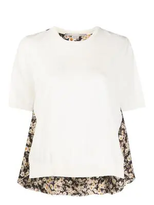 STELLA MCCARTNEY Daisy Print Layered Blouse
