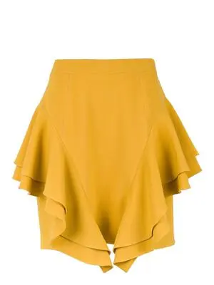 OLYMPIAH Chipre Ruffle Skirt Yellow