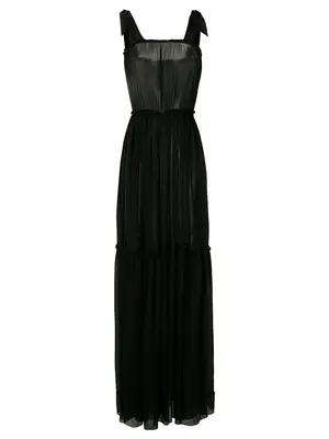 AMIR SLAMA Amir Slama Silk Maxi Dress