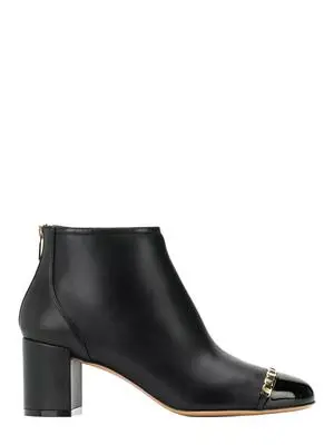 FERRAGAMO 95mm Vara Chain Boots - Black