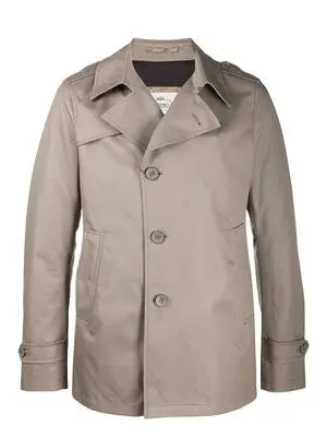 Herno Single-breasted Trench Coat - Neutrals