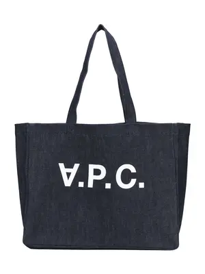 A.p.c. Daniela Denim Tote - Blue