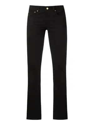 AMAPO Mid Rise Skinny Jeans - Black