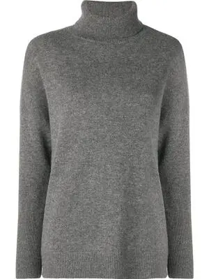 Chinti & Parker Relaxed Cashmere Polo Grey