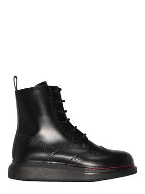 Alexander McQueen Lace-up Ankle Boots - Black