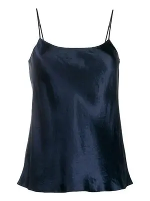 Vince Satin Camisole Top - Blue