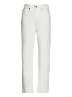 RE/DONE Stove Pipe Jeans - White