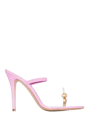 Natasha Zinko Bunny 110mm Sandals - Pink