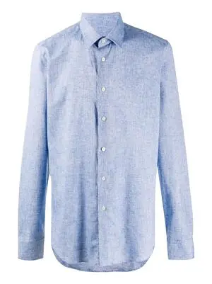 DELL'OGLIO Front Buttoned Shirt - Blue