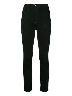 Philipp Plein High-waist Jeggings - Black
