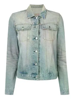 Helmut Lang Stonewashed Denim Jacket - Blue