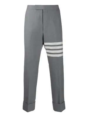 Thom Browne 4-bar Suiting Trousers - Grey