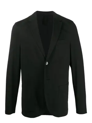 Harris Wharf London Textured Relaxed Blazer - Black