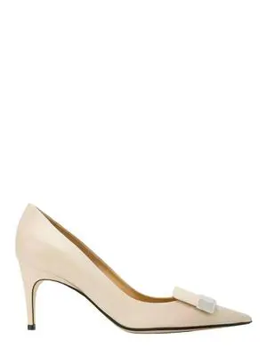SERGIO ROSSI Sr1 75mm Leather Pumps - Neutrals