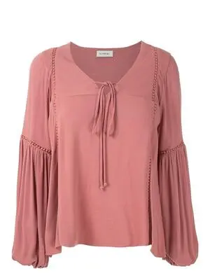 OLYMPIAH Hagia Wide Sleeves Blouse - Pink
