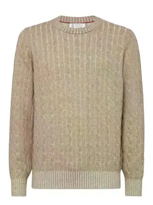 Brunello Cucinelli Cable-knit Cashmere Jumper - Neutrals