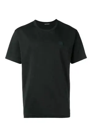 Acne Studios Face-patch Crew Neck T-shirt - Black