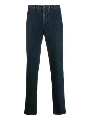 Incotex Relaxed-fit Straight-leg Jeans - Blue