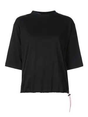 BEN TAVERNITI UNRAVEL PROJECT Drawstring T-shirt - Black