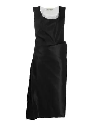COMME DES GARÇONS 1995 Draped Midi Dress