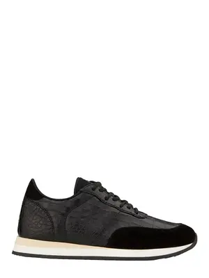 GIUSEPPE ZANOTTI Panelled Low-top Sneakers - Black
