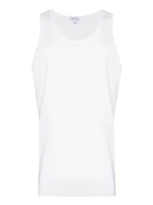 Sunspel Superfine Vest Top - White