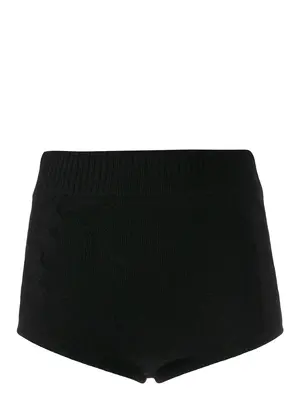 Cashmere In Love Mimie Knitted Knicker Shorts - Black