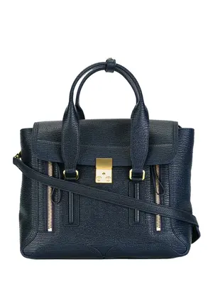 3.1 Phillip Lim Pashli Medium Satchel - Blue