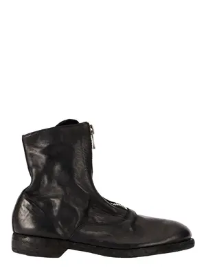 GUIDI Soft Zip Front Ankle Boots