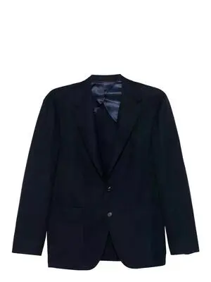 CANALI Fitted Fine Knit Blazer